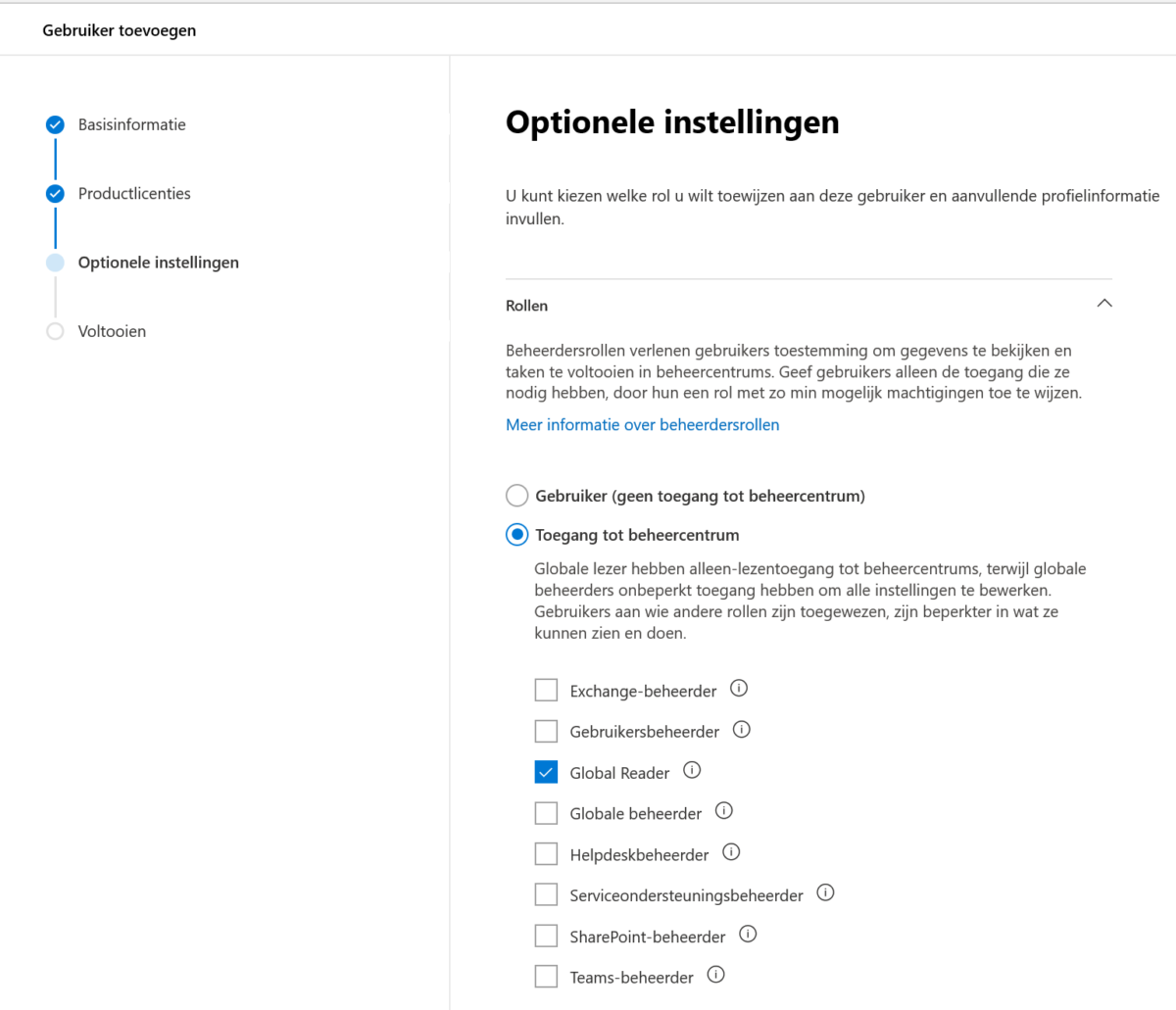 Hoe maak je een Office 365 global reader account