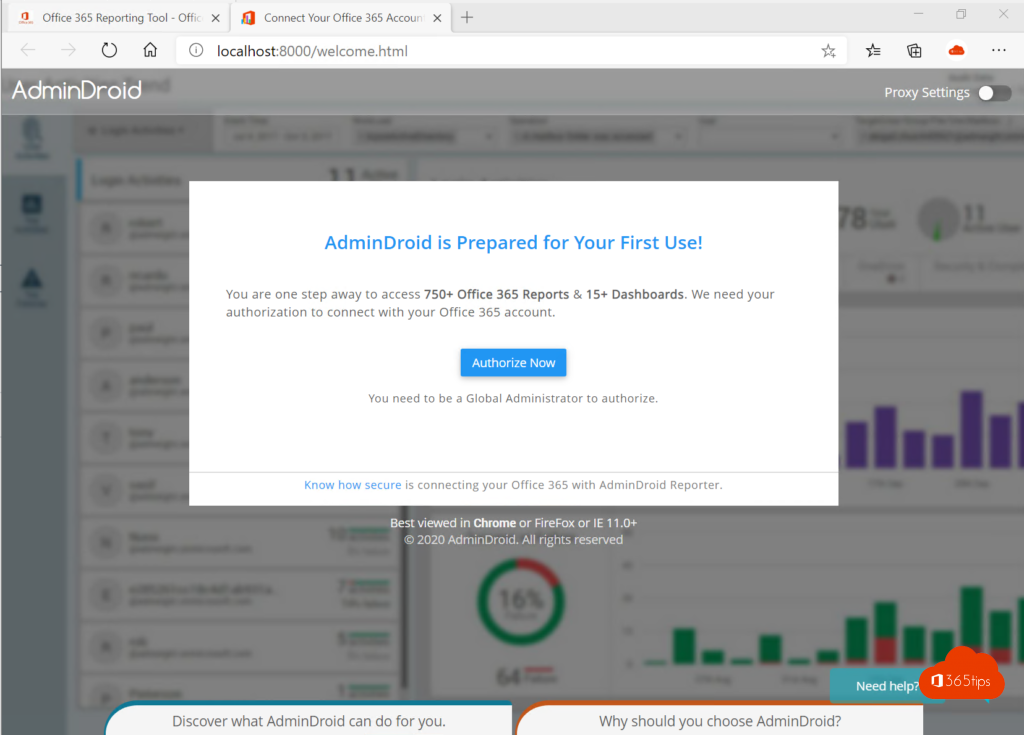 Gratis Office 365 rapporten met AdminDroid