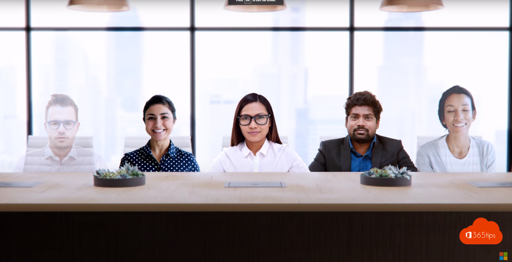 Together mode in Microsoft Teams - "Altijd samen vanop afstand"