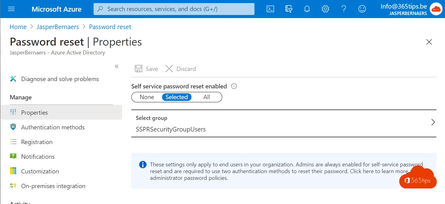 Hoe Azure Active Directory Self-Service Password Reset (SSPR) inschakelen? Hoe Azure Active Directory Self-Service Password Reset (SSPR) inschakelen?