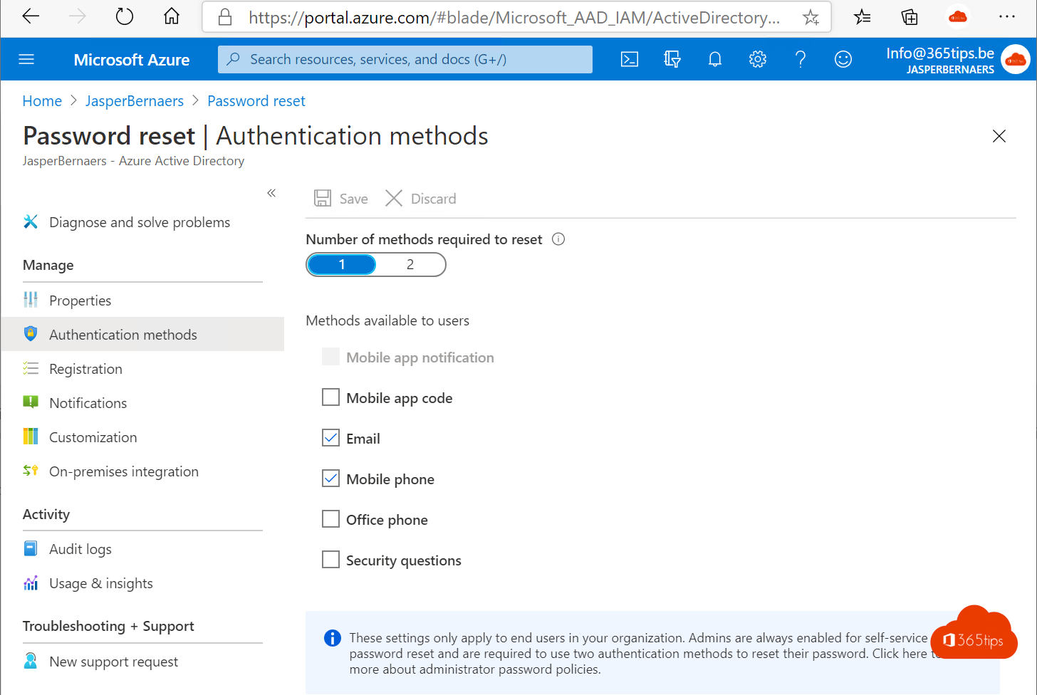 Hoe Azure Active Directory Self-Service Password Reset (SSPR) inschakelen? Hoe Azure Active Directory Self-Service Password Reset (SSPR) inschakelen?