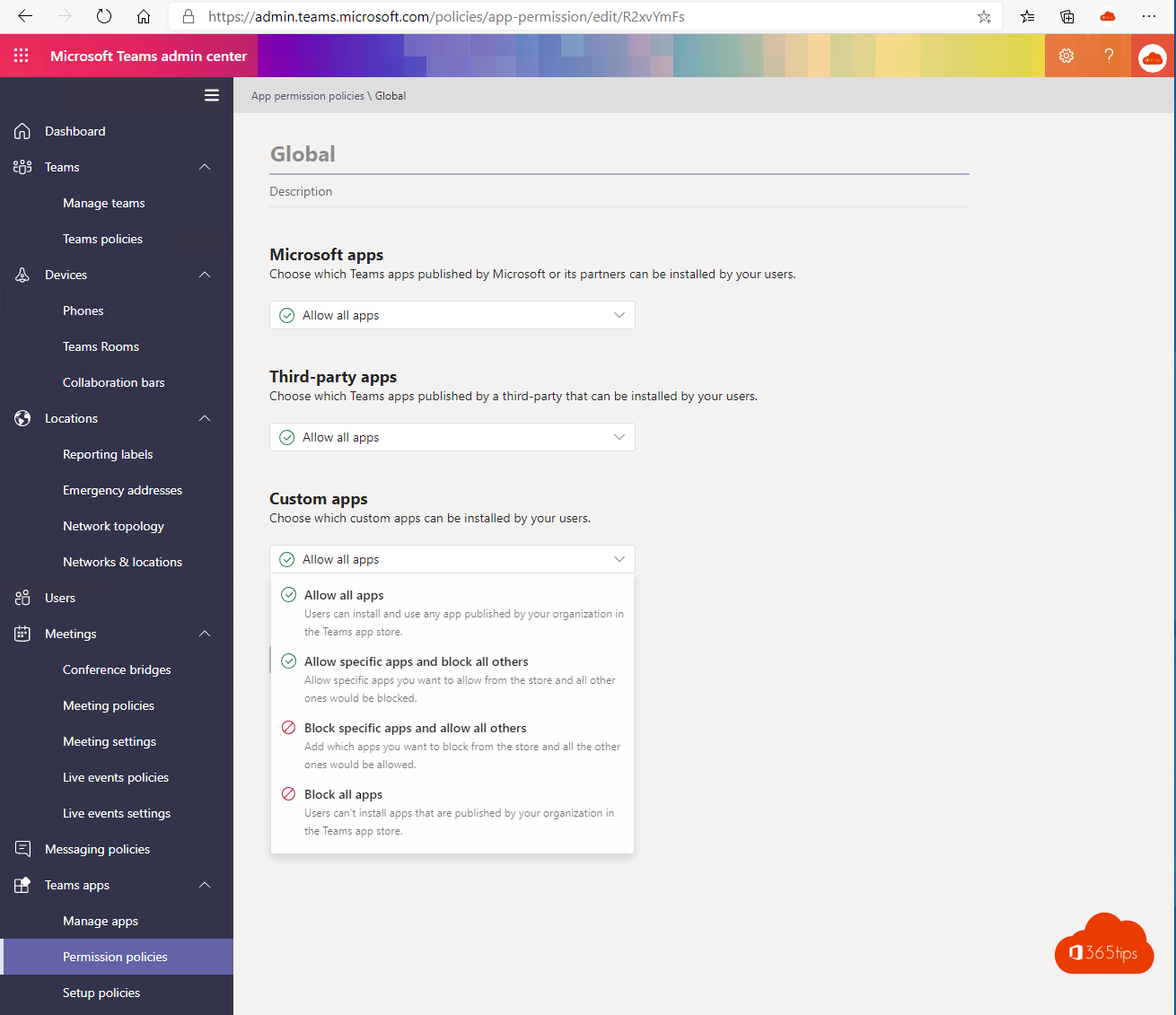 🎛️ Microsoft Teams Administrator Center - Microsoft 365