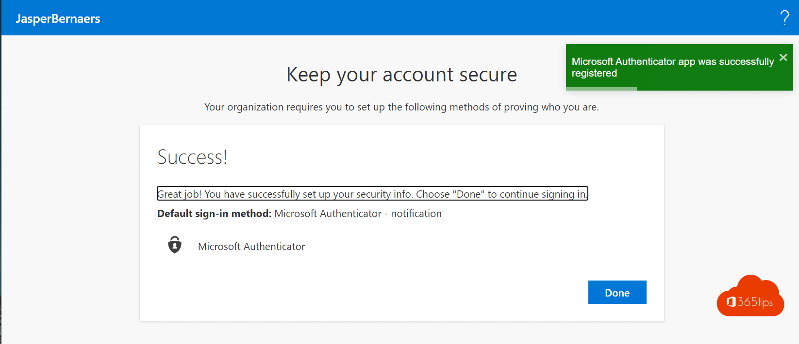 🔐 Hoe Multi-Factor Authenticatie activeren in Microsoft 365 (MFA)