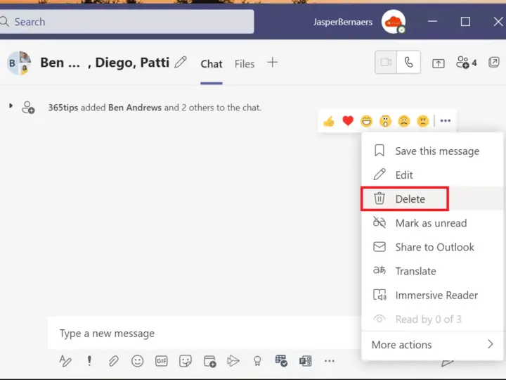 Handleiding Deel Microsoft Outlook E Mails In Microsoft Teams