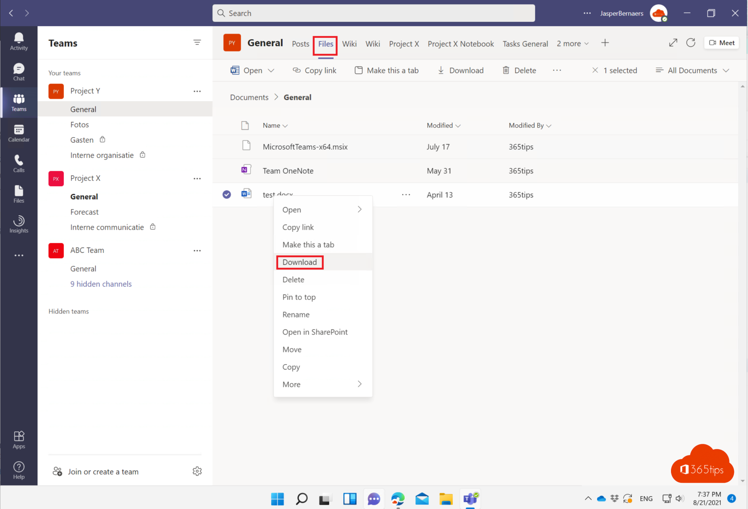 🖥️ Hoe Microsoft teams bestanden synchroniseren met windows verkenner?
