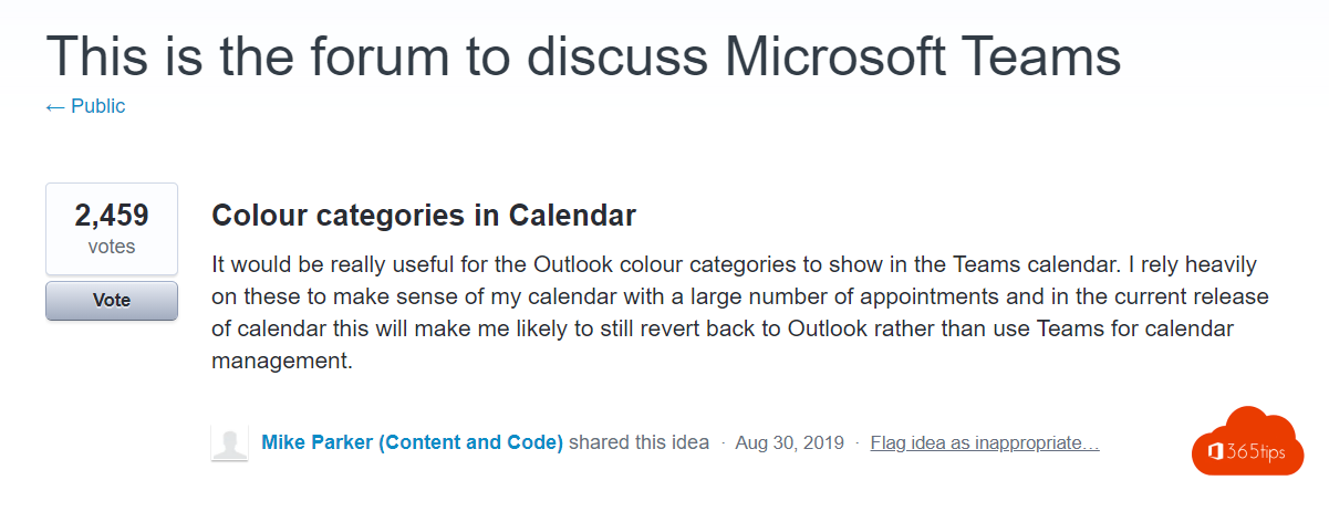 Hoe categorieën en kleurencodes in Microsoft Teams agenda gebruiken?